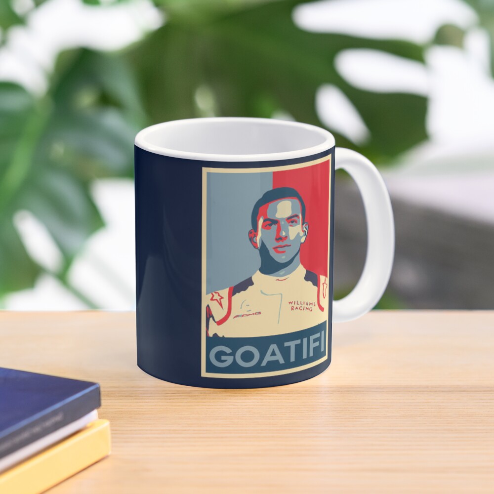 "Nicholas Latifi Goatifi meme - Hope Poster Style" Coffee Mug for Sale ...