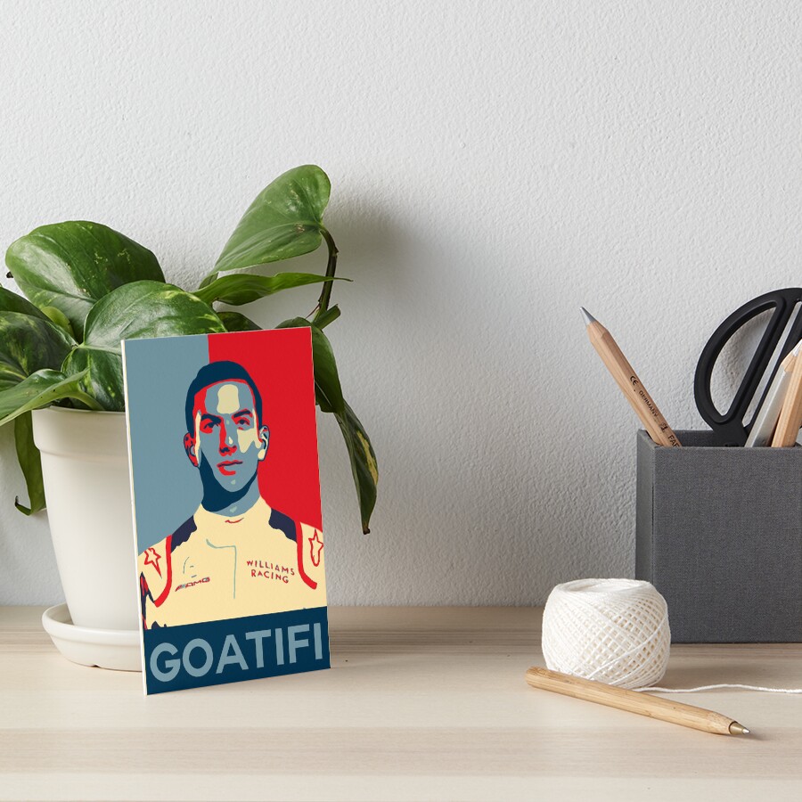 "Nicholas Latifi Goatifi meme - Hope Poster Style" Art Board Print for ...