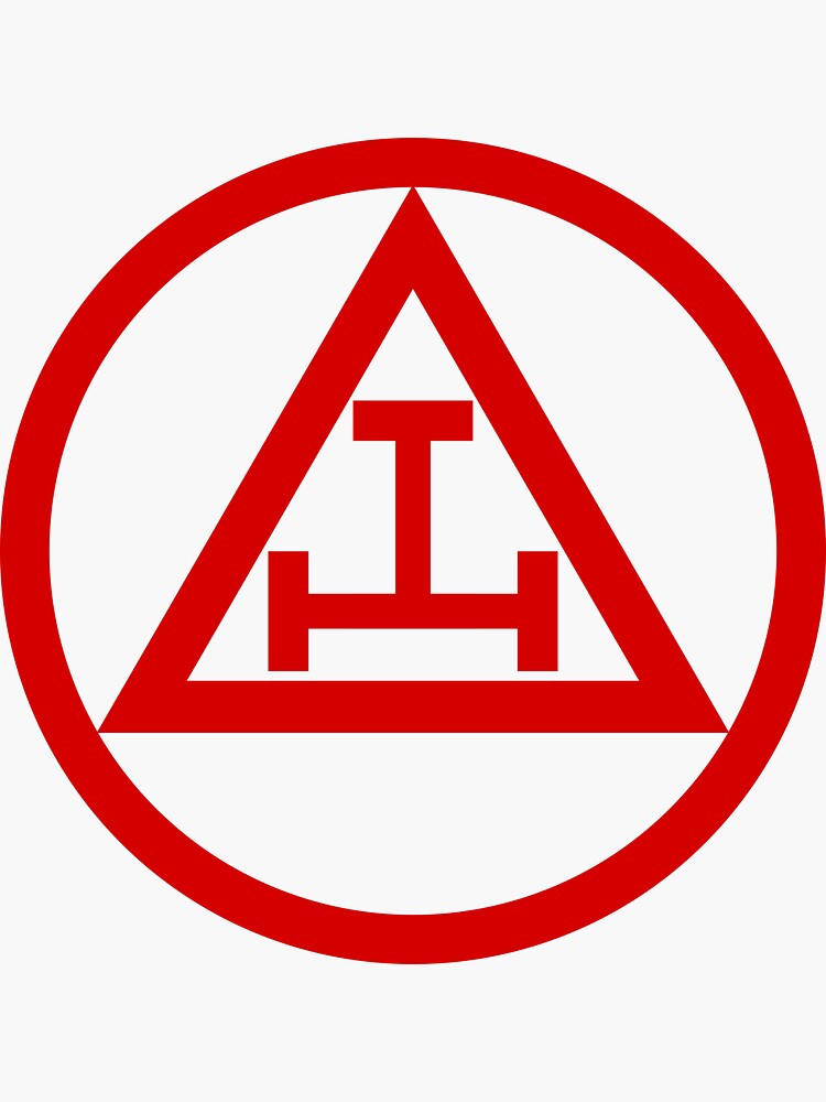 "Royal Arch Triple Tau" Sticker for Sale by PaulJChapman | Redbubble