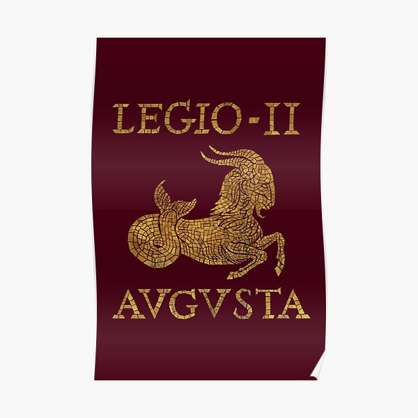 Poster « Legio II Augusta - Emblème du Capricorne », par Lidra-Redesign ...