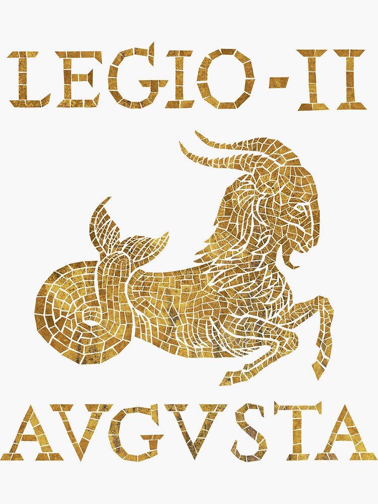 "Legio II Augusta - Capricorn Emblem" Sticker by Lidra-Redesign | Redbubble