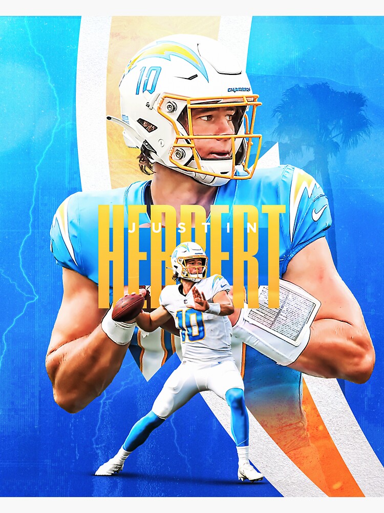 "Justin Herbert" Sticker by sadlovestoryx | Redbubble