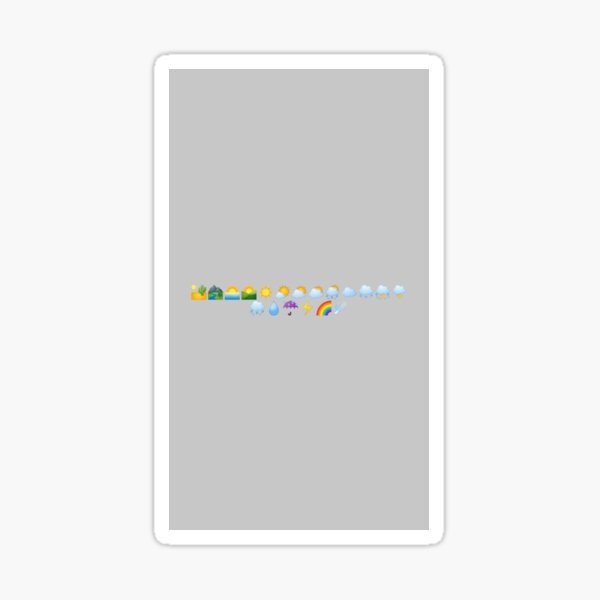 "weather" Sticker by FunStuffJason | Redbubble