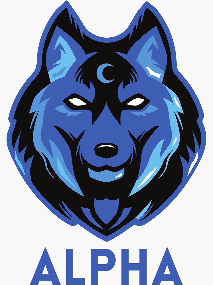 "ALPHA cool gym" Sticker by POPACIA | Redbubble