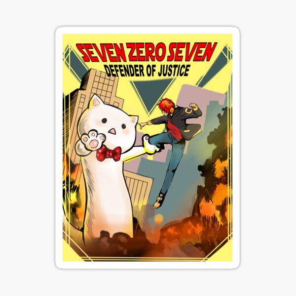 "SEVEN ZERO SEVEN Mystic Messenger Collection" Sticker for Sale by ...