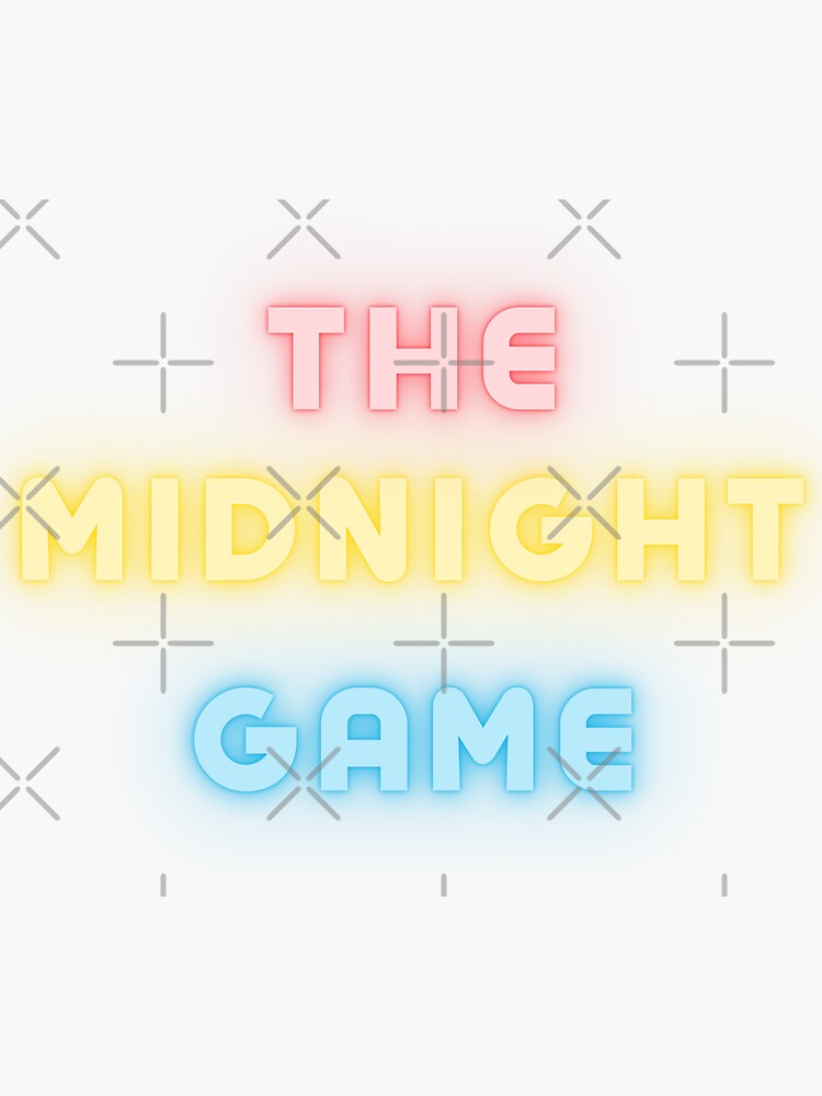"THE MIDNIGHT GAME" Sticker for Sale by AlipDesign | Redbubble