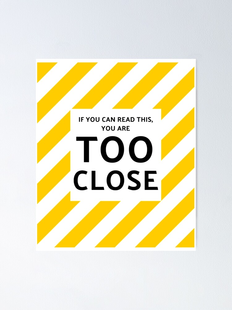 "Covid-19 NZ Keep Back - If you can read this you are too close ...