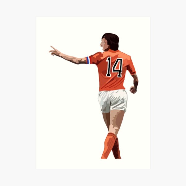 "Johan Cruyff (Oranje)" Art Print for Sale by alisart29 | Redbubble