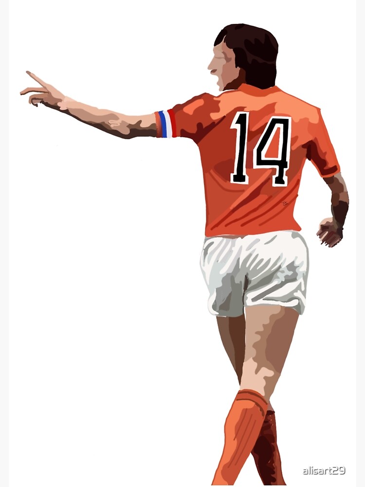 "Johan Cruyff (Oranje)" Poster for Sale by alisart29 | Redbubble