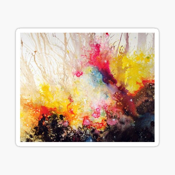 "Color Lines art" Sticker by T0nyy | Redbubble