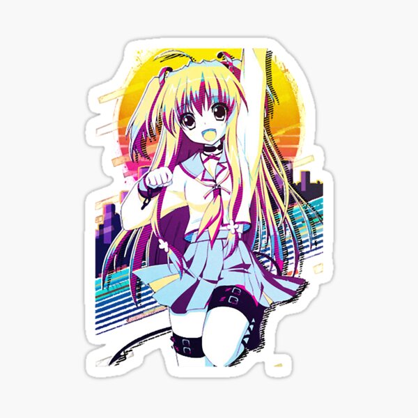 "Angel Beats - Yui" Sticker by grenierkyokokle | Redbubble