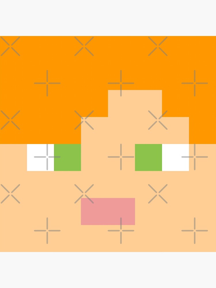 "Minecraft Alex Face" Photographic Print for Sale by ddkart | Redbubble