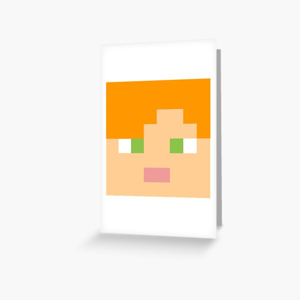 "Minecraft Alex Face" Greeting Card by ddkart | Redbubble