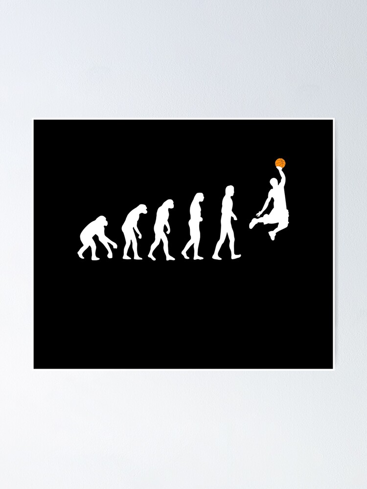"Basketball Evolution" Poster for Sale by SixPackArt | Redbubble