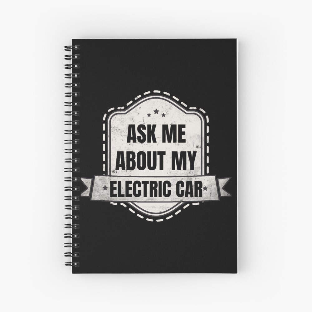 "EV Electric Vehicle Designs for Electric Car Drive" Spiral Notebook by ...