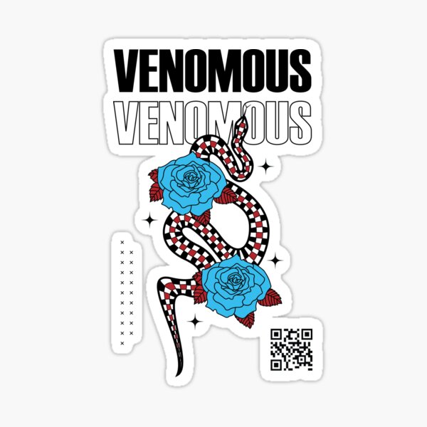 "Venomous Streetwear Design" Sticker by JBDesign01 | Redbubble