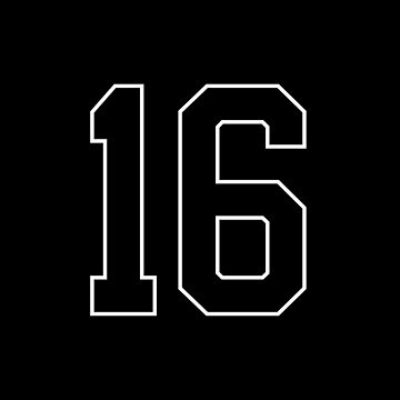 Number 16 Wallpaper