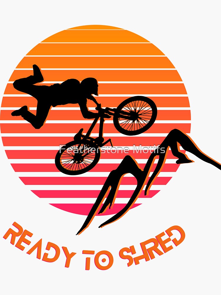 "Ready to Shred" Sticker by featherstonemo | Redbubble