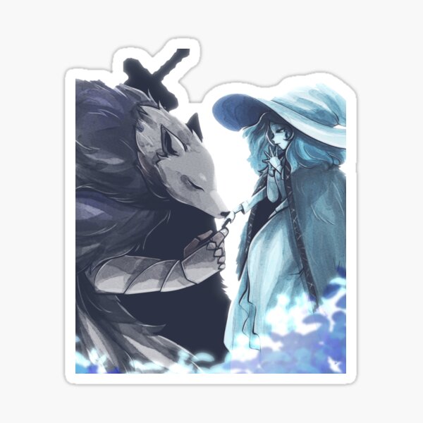 "anime Ranni The Witch-Elden Ring" Sticker by tlhasayed | Redbubble