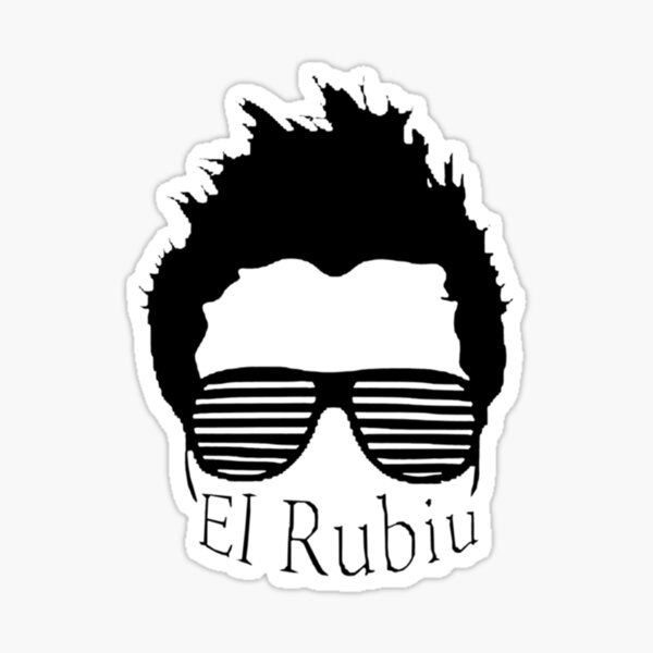 Pegatina «Logotipo de El Rubius Camiseta clásica» de AwesomelyCoolp9 ...