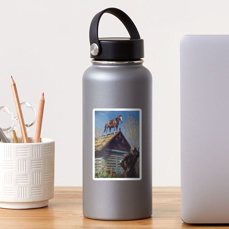 "Witcher 3 Roach Graphic, Roach on the roof" Sticker by ricardquin ...