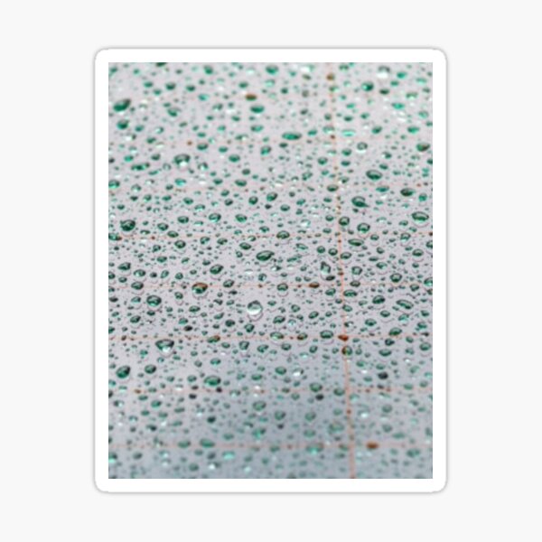"Rain drops" Sticker for Sale by krazyamerican | Redbubble