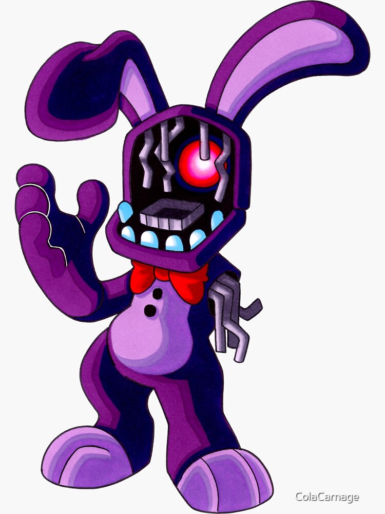 "Withered Bonnie" Sticker by ColaCarnage | Redbubble
