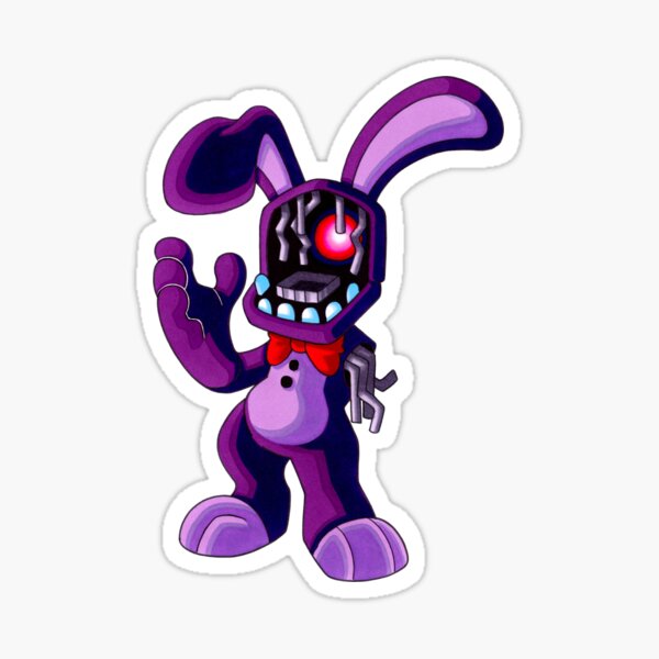 "Withered Bonnie" Sticker by ColaCarnage | Redbubble
