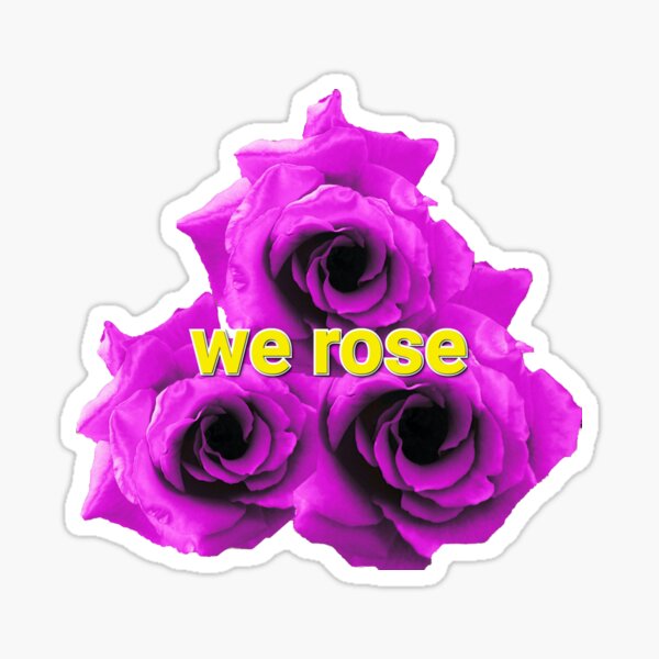 "Maeve Roses WE ROSE" Sticker for Sale by TheresiaNijholt | Redbubble