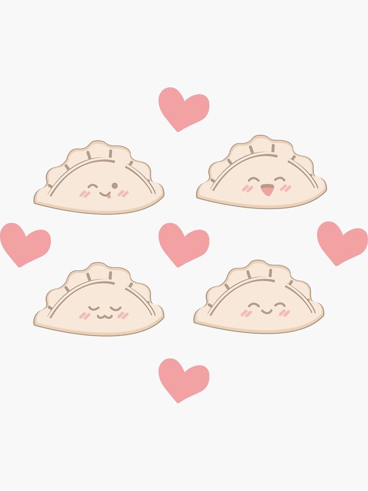 "Love Dumplings" Sticker by neehash | Redbubble