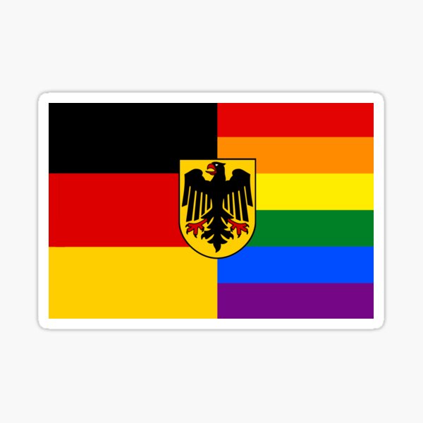 "German Pride" Sticker by IPoCon | Redbubble