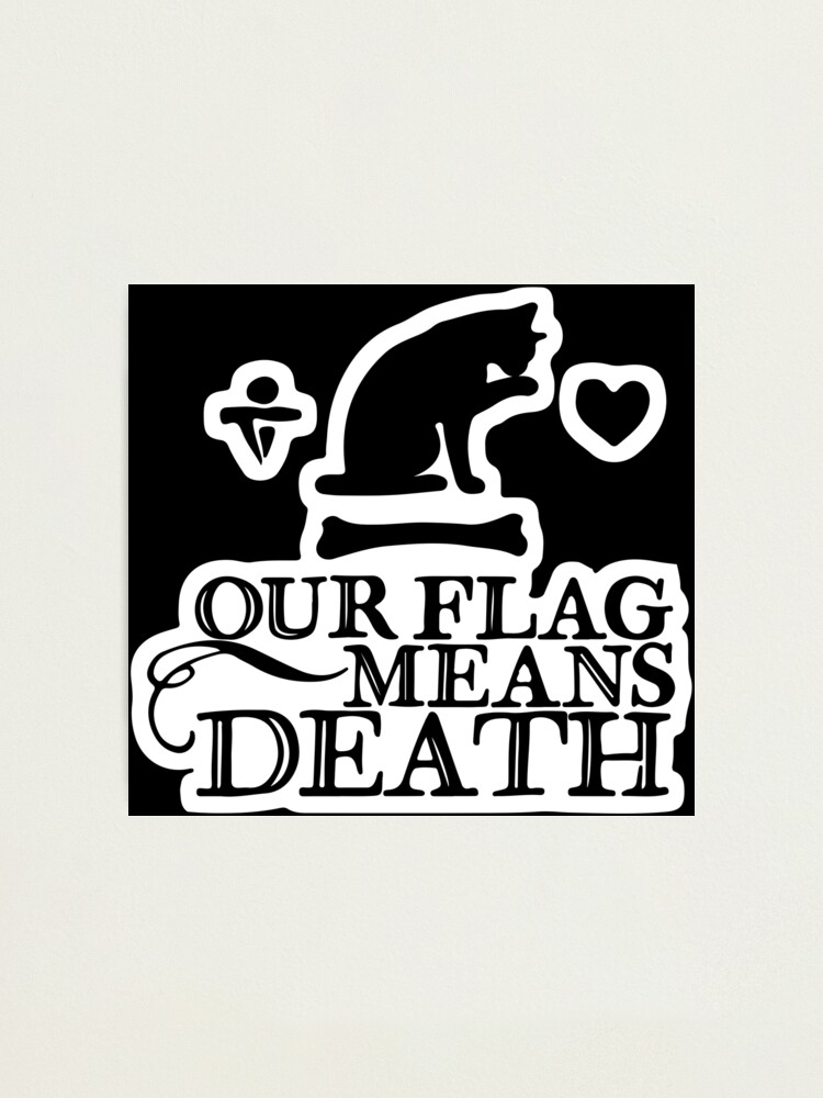 "Our flag means death cat Flag" Photographic Print for Sale by ...