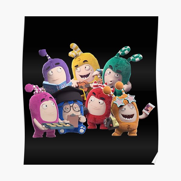 "Oddbods - Funny oddbods - happy oddbods" Poster for Sale by kidsweb ...