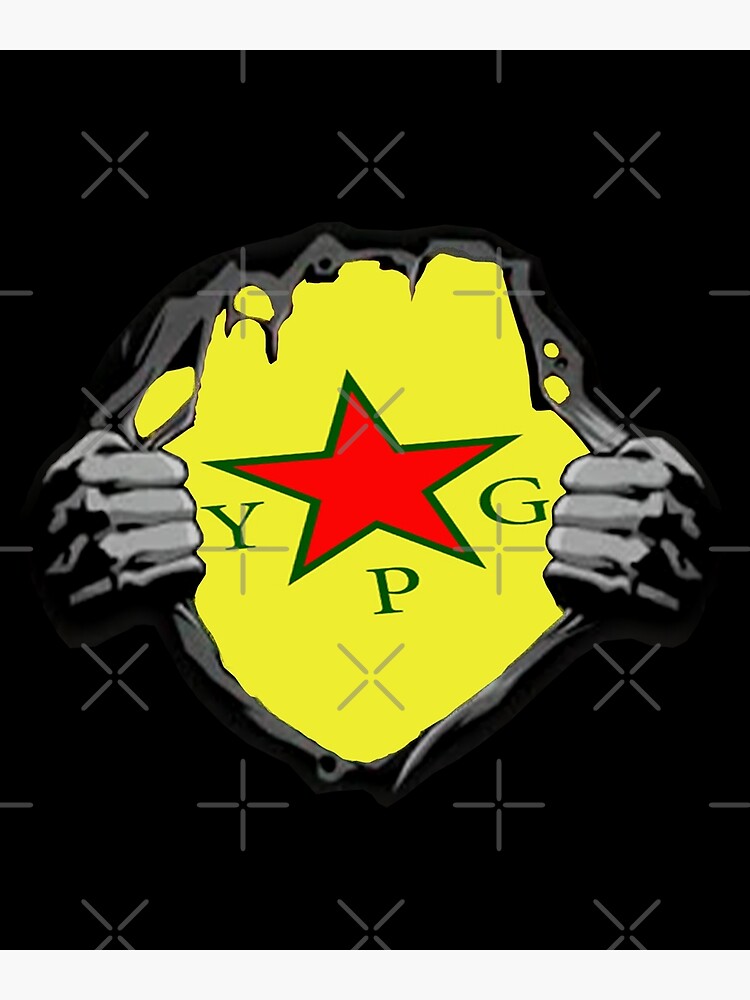 "YPG-Flagge, YPG im Herzen" Poster von KurdishShops | Redbubble