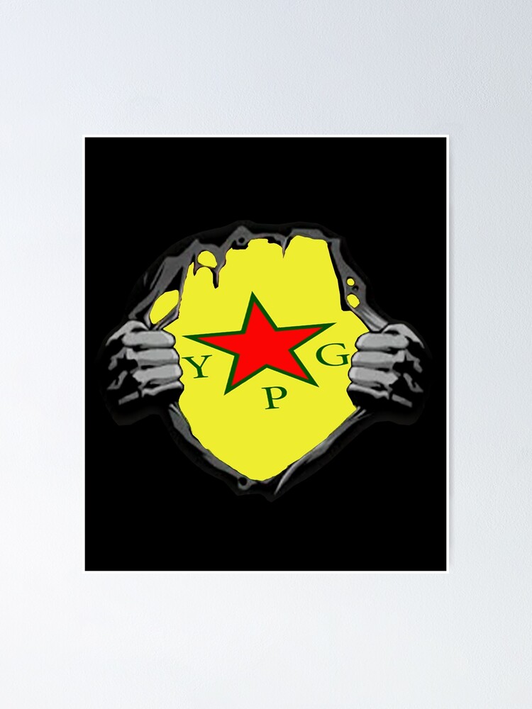 "YPG-Flagge, YPG im Herzen" Poster von KurdishShops | Redbubble