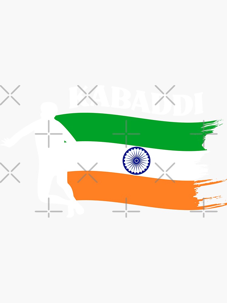 "Kabaddi Indian Sports Kabaddi Fans" Sticker by ShopTheStyle | Redbubble