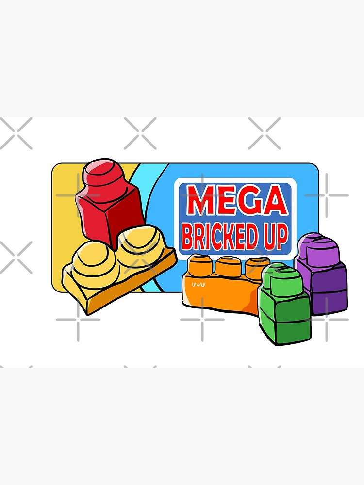 "mega BRICKS" Poster for Sale by UPeculiar | Redbubble