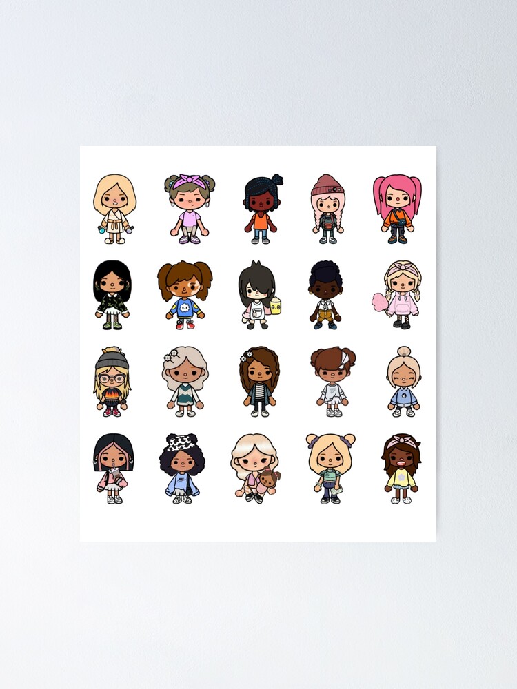 "Toca Boca Toca Boca 2021 Toca Life World" Poster for Sale by rajiinom ...