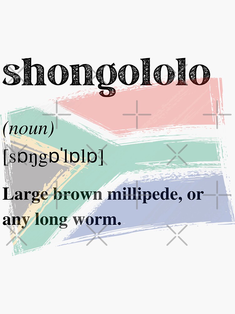 "Shongololo" Sticker by MerWishes | Redbubble