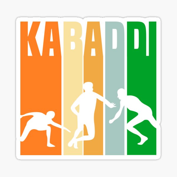 "Kabaddi Indian Sports for Kabaddi Fans" Sticker by ShopTheStyle ...