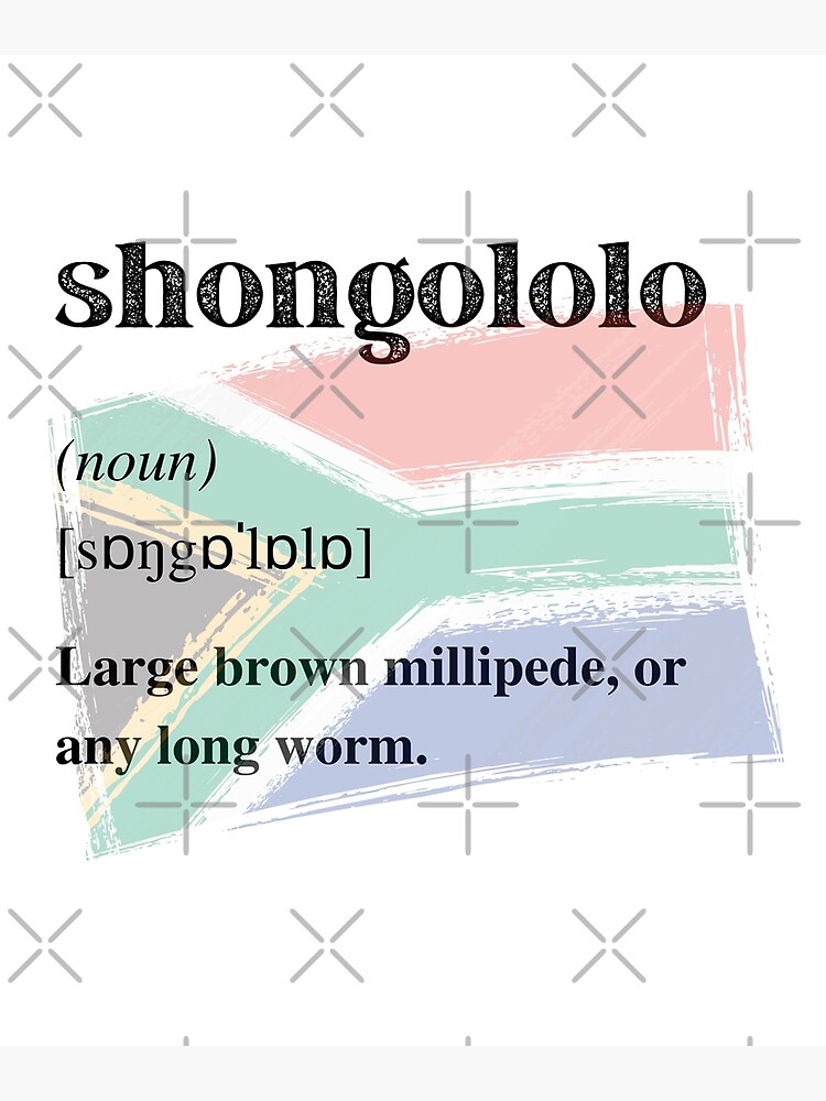 "Shongololo" Poster for Sale by MerWishes | Redbubble
