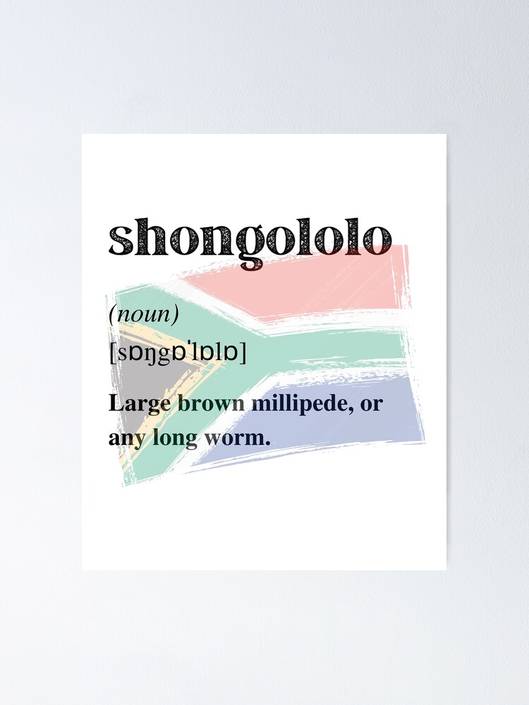 "Shongololo" Poster for Sale by MerWishes | Redbubble