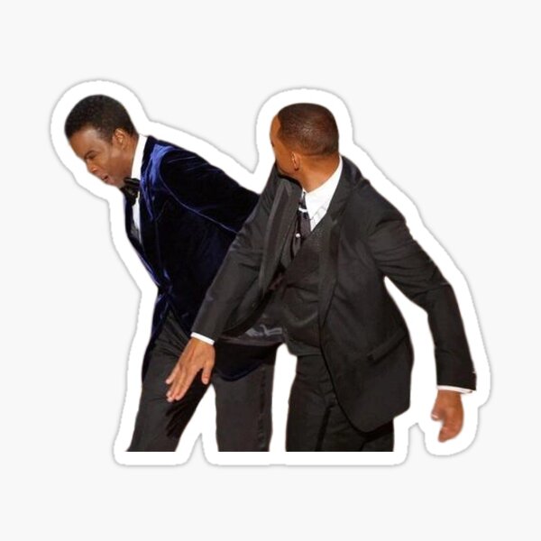 "Will Smith Slap Chris Rock " Sticker by danielstudios | Redbubble