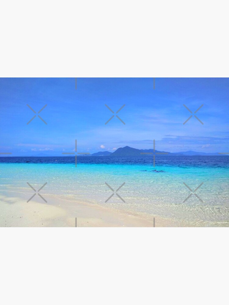 "Sipadan Island - The Cutest Scenery " Sticker by Ro8thie | Redbubble