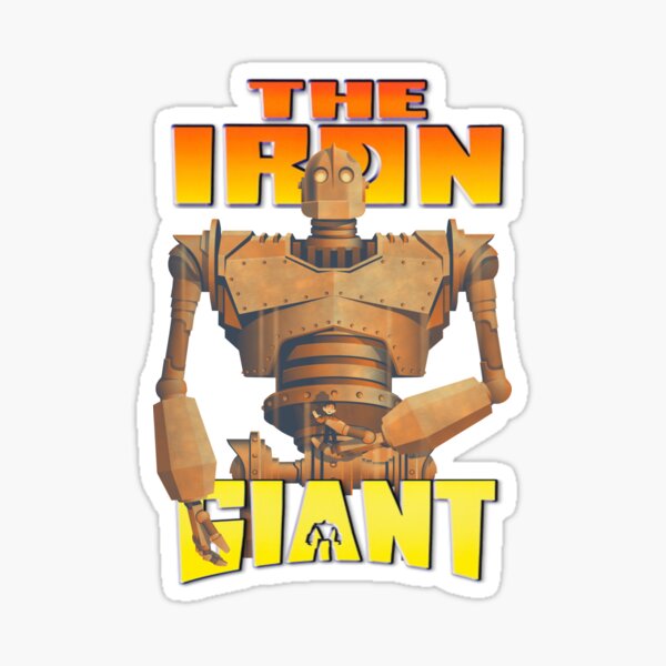 "Iron Giant" Sticker by Tyuared | Redbubble