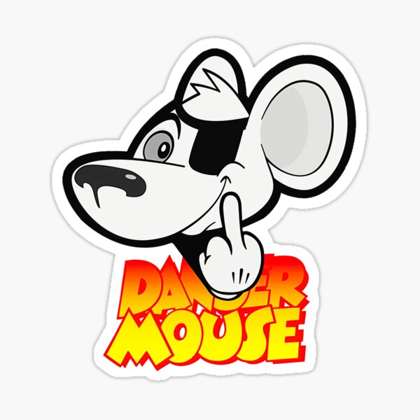 "Danger Mouse Danger Mouse" Sticker for Sale by caerosria | Redbubble