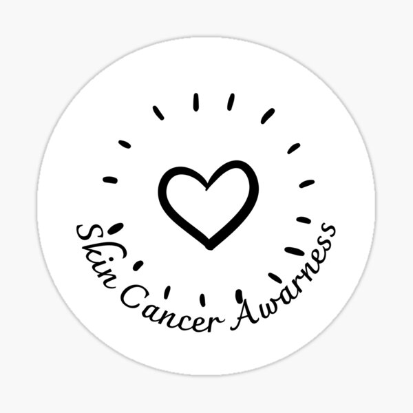 "skin cancer awarness" Sticker by BloopBerry | Redbubble