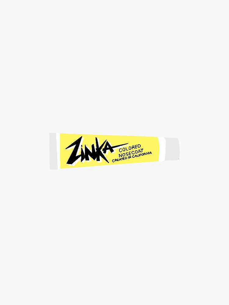"zinka sunscreen" Sticker for Sale by Celeste829 | Redbubble