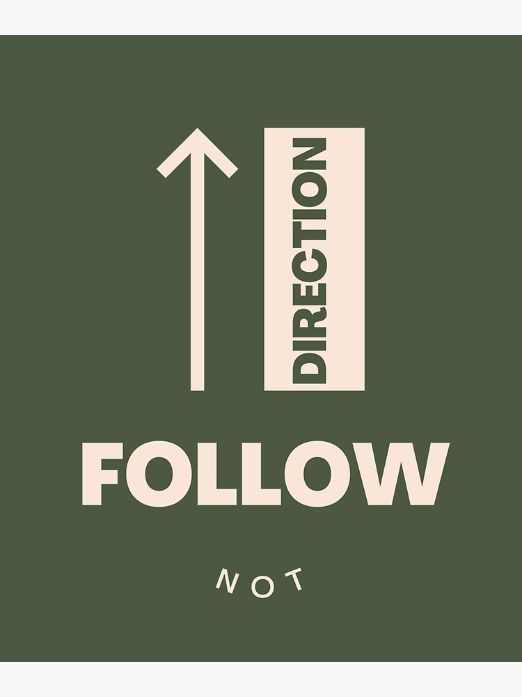 "Not follow directions" Sticker by AbeersArt | Redbubble