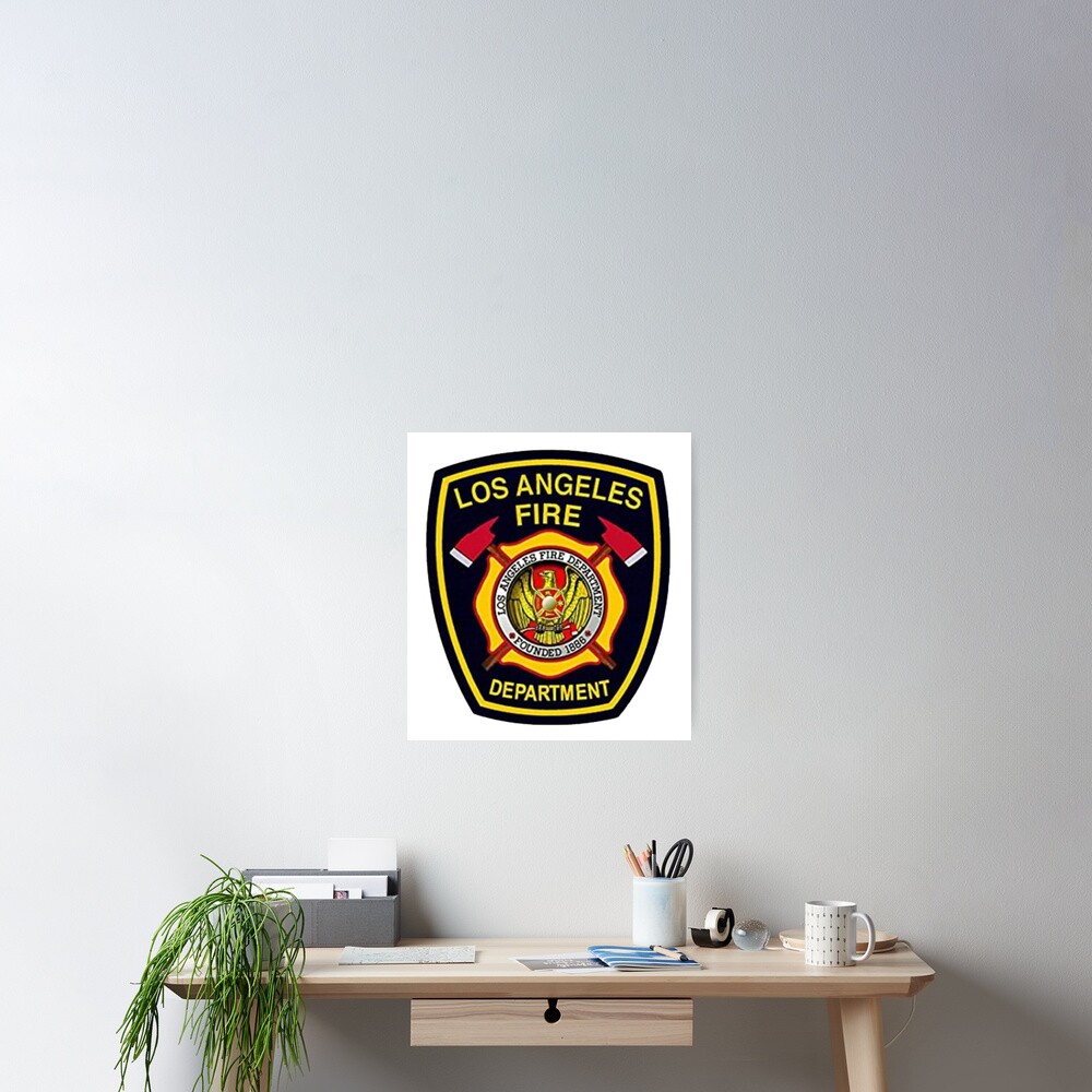 "LAFD logo" Poster for Sale by BigFella-005 | Redbubble